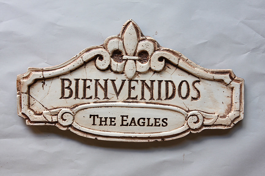 Personalized Spanish Welcome Sign – PIAZZA PISANO